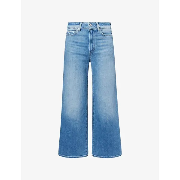 Paige Anessa Wide-leg Denim Jeans - Vino Vibes
