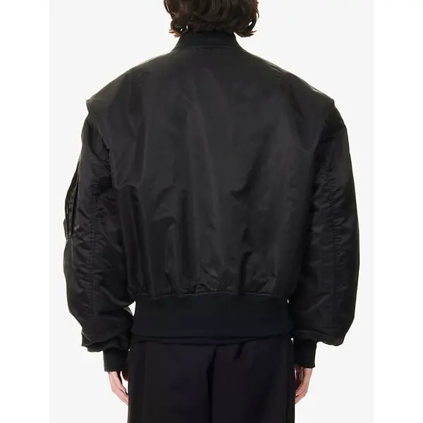 ENTIRE STUDIOS Broad Cropped Shell Bomber Jacket