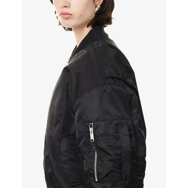 ENTIRE STUDIOS Broad Cropped Shell Bomber Jacket