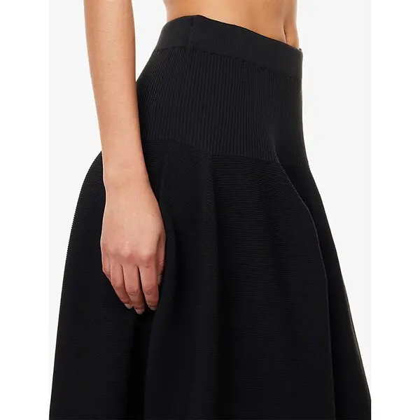 CFCL High-rise Knitted Midi Skirt - Black