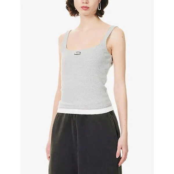 ENTIRE STUDIOS Lounge Ribbed Cotton-jersey Vest