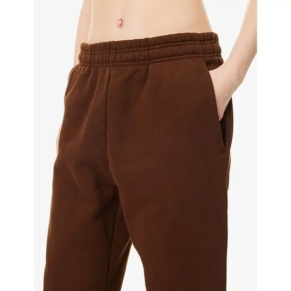 ENTIRE STUDIOS Straight-leg Relaxed-fit Cotton Jogging Bottoms - Brunette