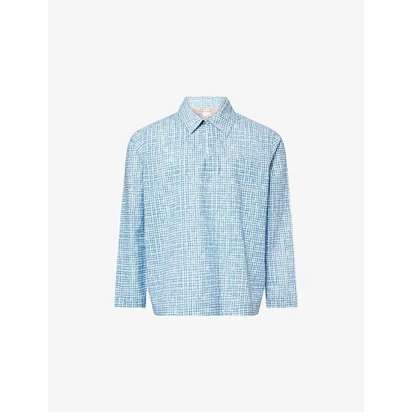 Paul Smith Checked Oversized Cotton Shirt