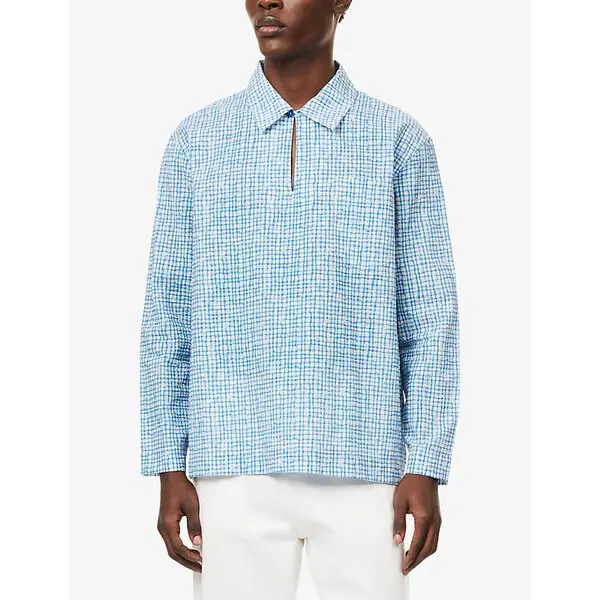 Paul Smith Checked Oversized Cotton Shirt