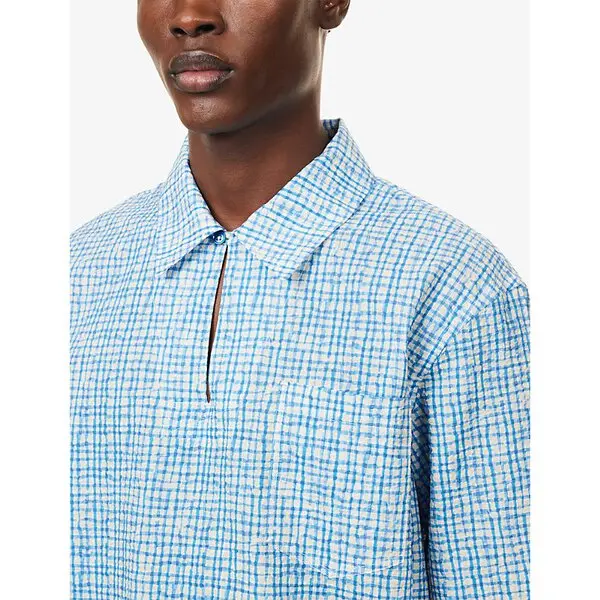 Paul Smith Checked Oversized Cotton Shirt