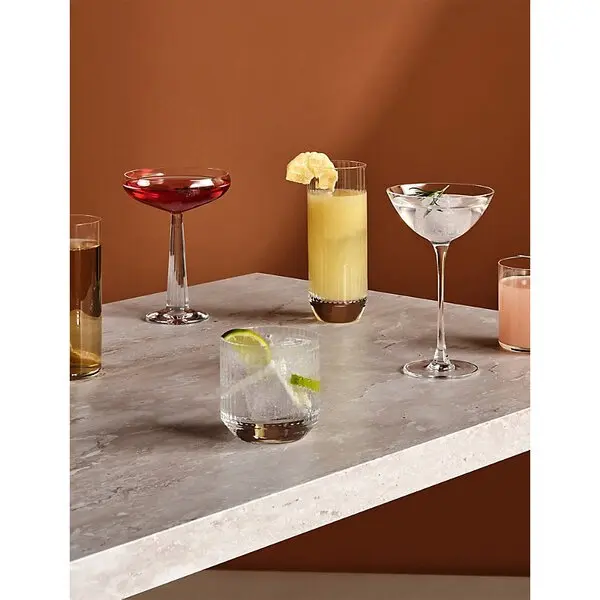 NUDE Finesse Crystal Whisky Glasses Set Of Four