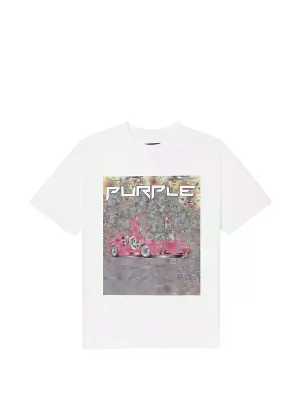 PURPLE BRAND Graphic-print T-shirt - White