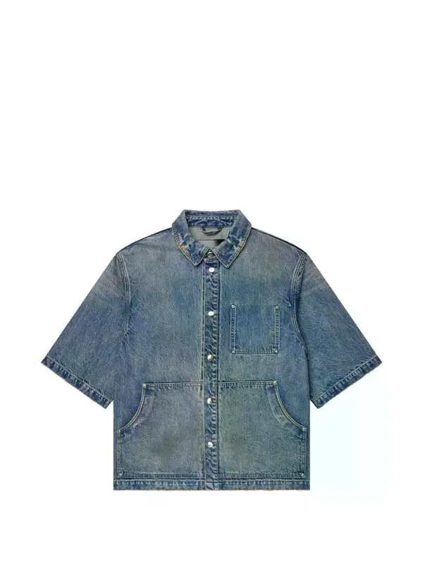 PURPLE BRAND Pocket Short-sleeve Shirt