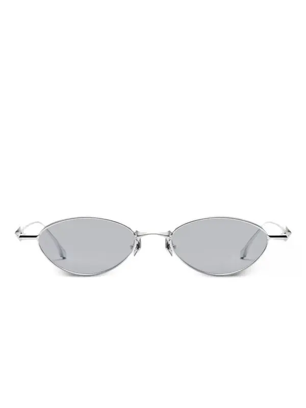 GENTLE MONSTER Eden 02 Oval-frame Sunglasses - Silver