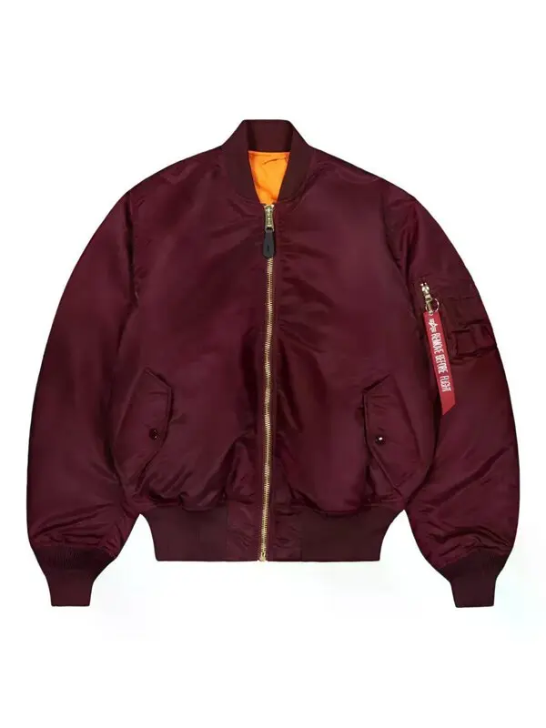 Alpha Industries Zip-up Reversible Bomber Jacket