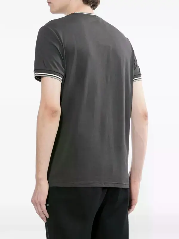Fred Perry Logo-embroidered T-shirt - Grey