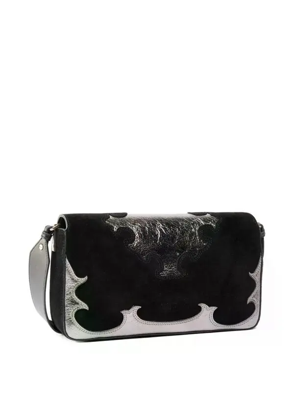 Pinko Love One Overlayed Shoulder Bag - Black