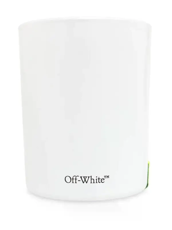 Off-White Wax Candle