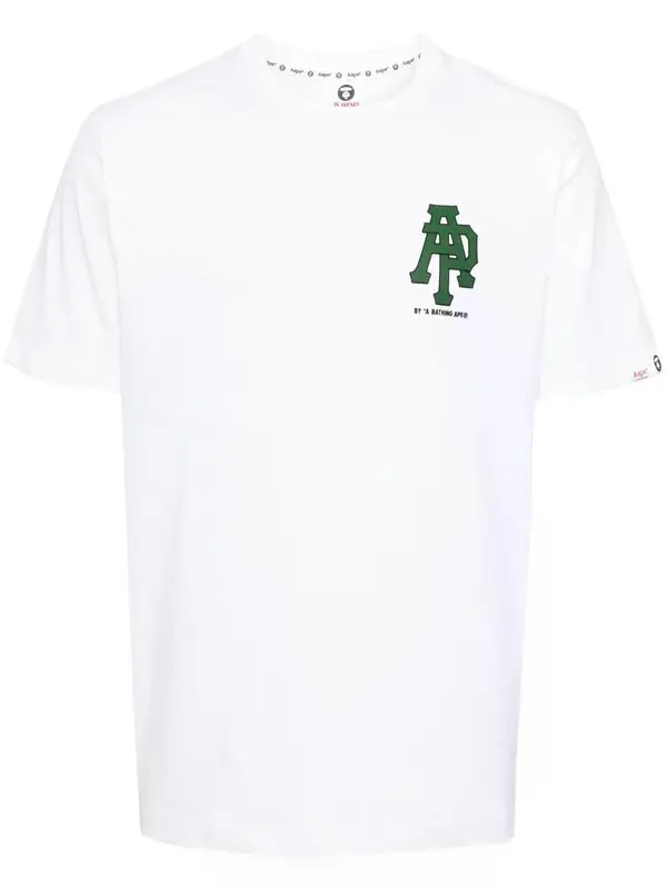 AAPE BY *A BATHING APE Graphic-print Cotton T-shirt - White