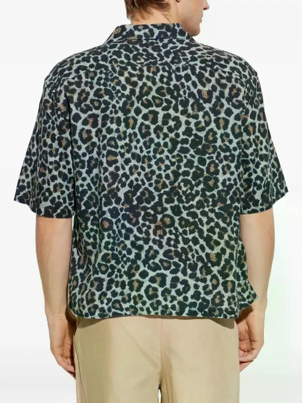 ALLSAINTS Leopard-pattern Pocket Shirt