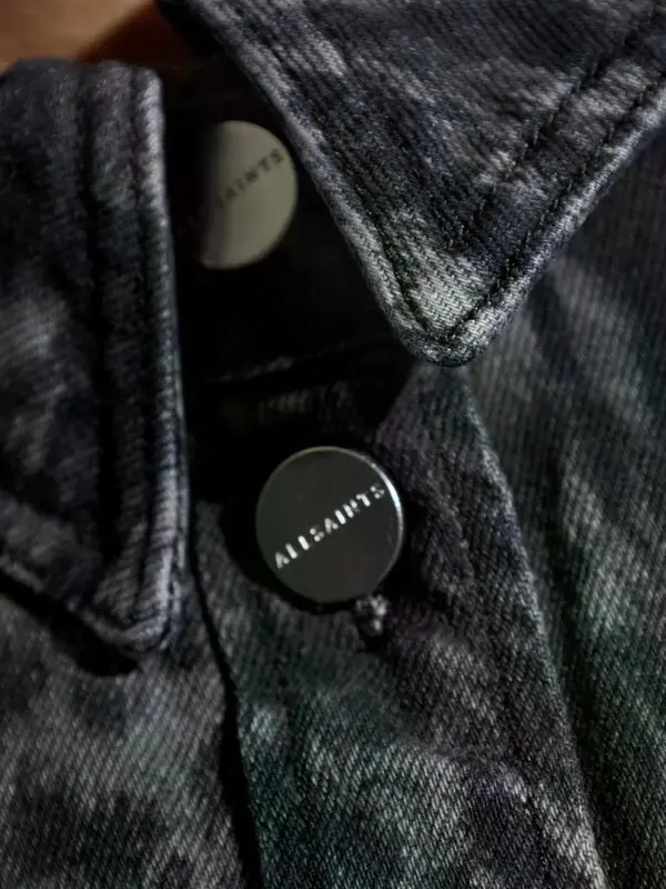 ALLSAINTS Nicky Leopard-print Denim Jacket