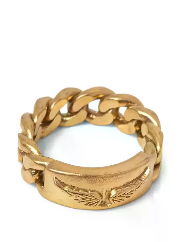 Zadig&Voltaire Chain Ring With Wings Motif - Gold