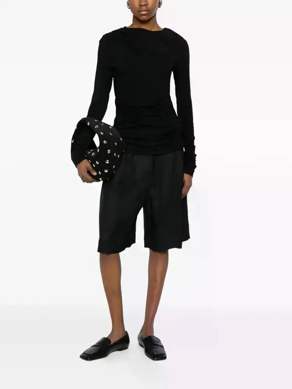 ENTIRE STUDIOS Draped Top - Black