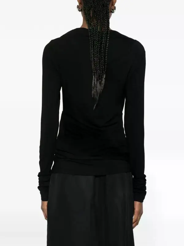 ENTIRE STUDIOS Draped Top - Black