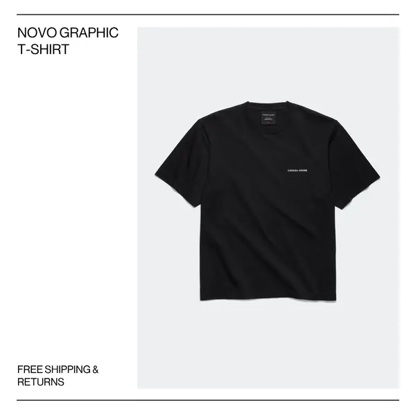 Canada Goose Novo Graphic T-shirt - Black