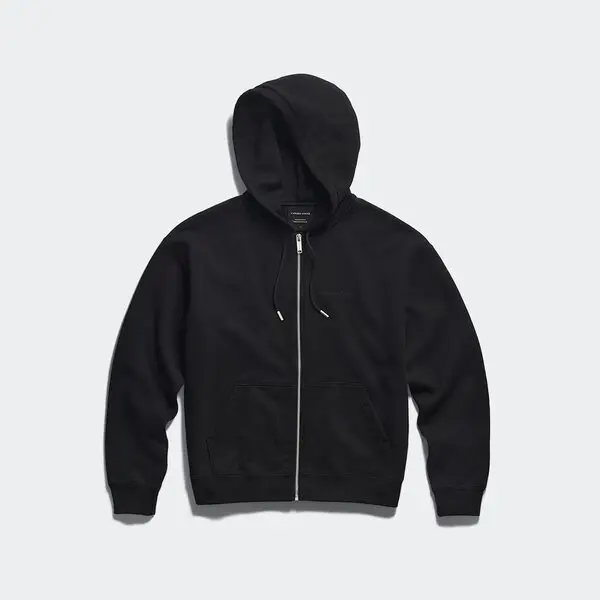 Canada Goose Embroidered Full Zip Hoodie - Black