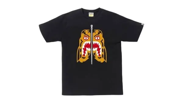 A BATHING APE Tiger Relaxed Fit Tee Shirt