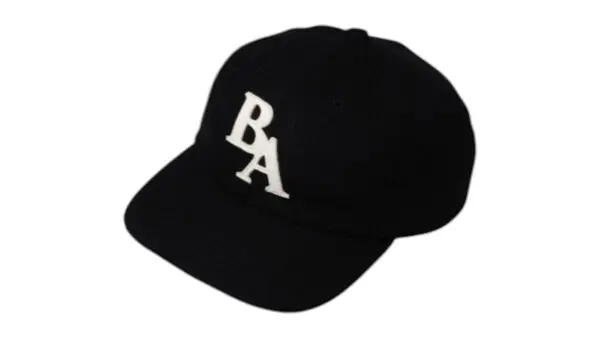 A BATHING APE Ape Head Melton Panel Cap - Black