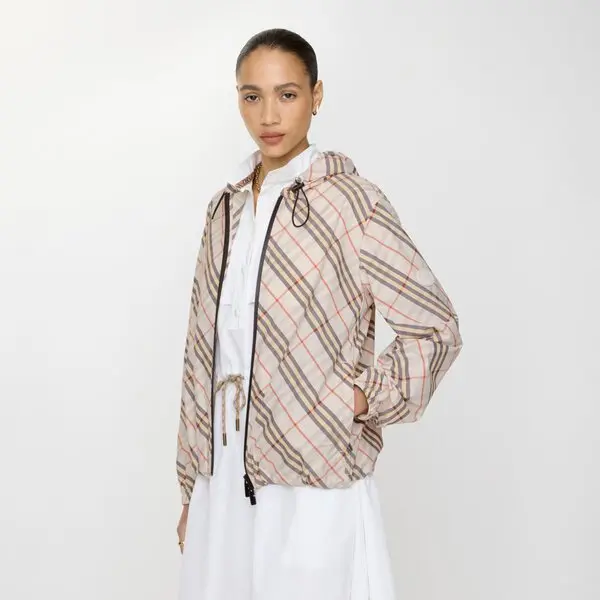 Burberry Check Salcombe Hooded Jacket