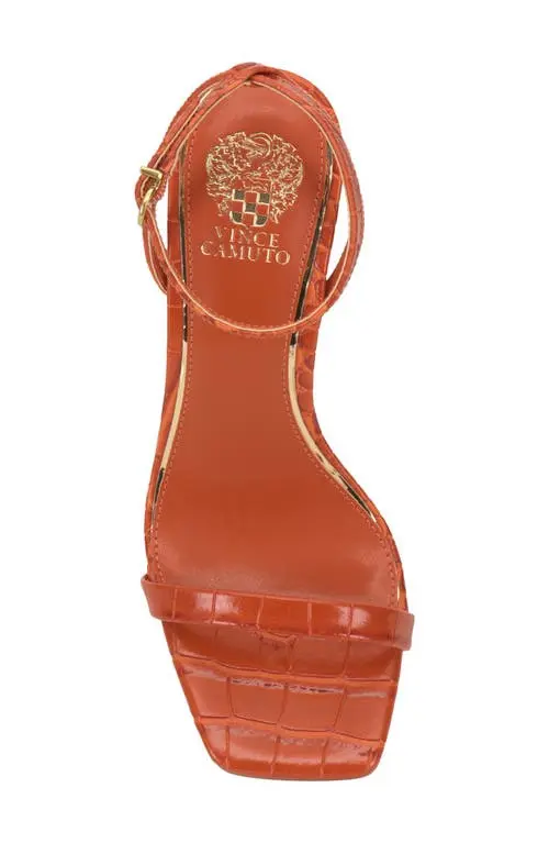 Vince Camuto Ankle Strap Wedge Sandal - Sunset Embossed
