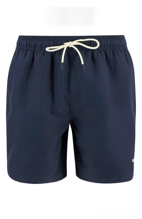 Barbour Water Reactive Tartan Swim Trunks - Navy