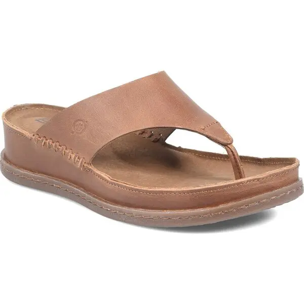 BØRN Edie Platform Flip Flop - Brown