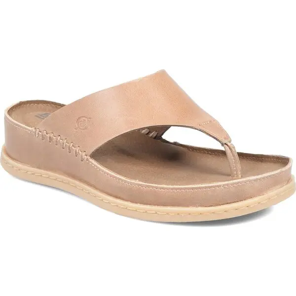 BØRN Edie Platform Flip Flop - Taupe