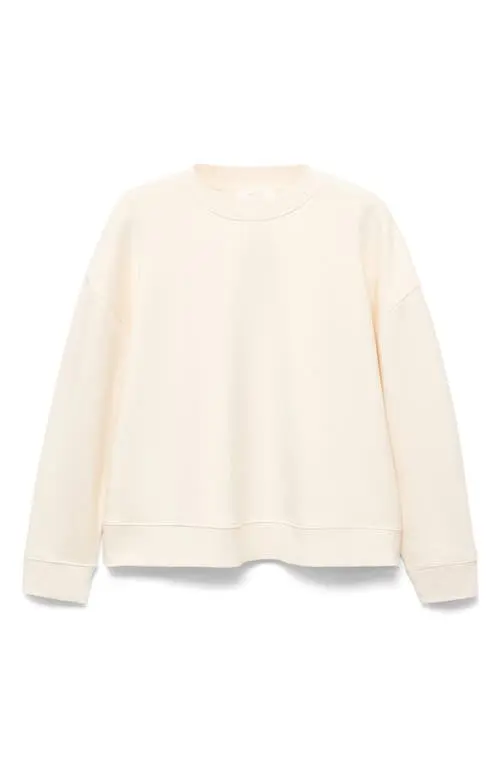 Mango Crewneck Cotton-blend Sweatshirt