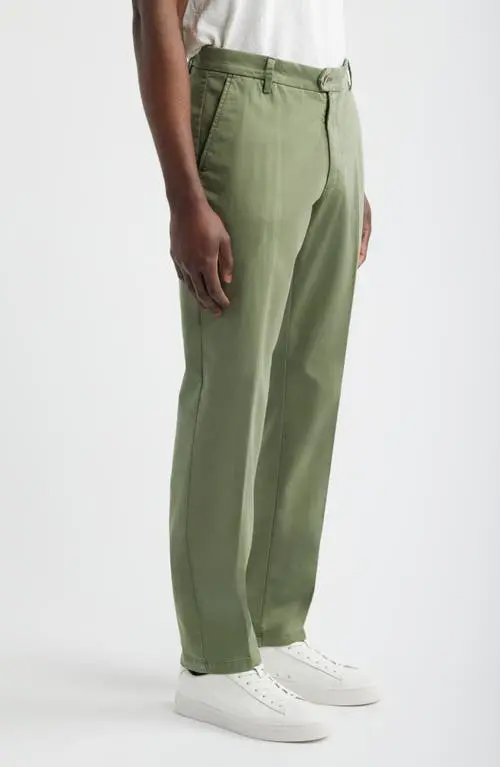 Scott Barber Classic Fit Ultimate Twill Chinos - Agave
