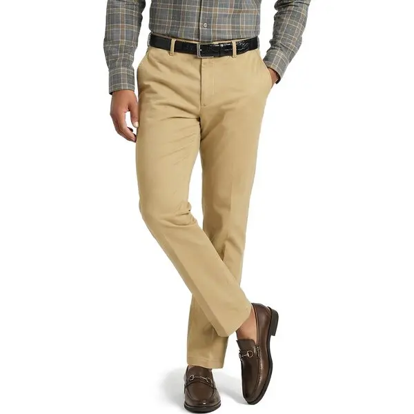 Scott Barber Classic Fit Ultimate Twill Chinos - Camel