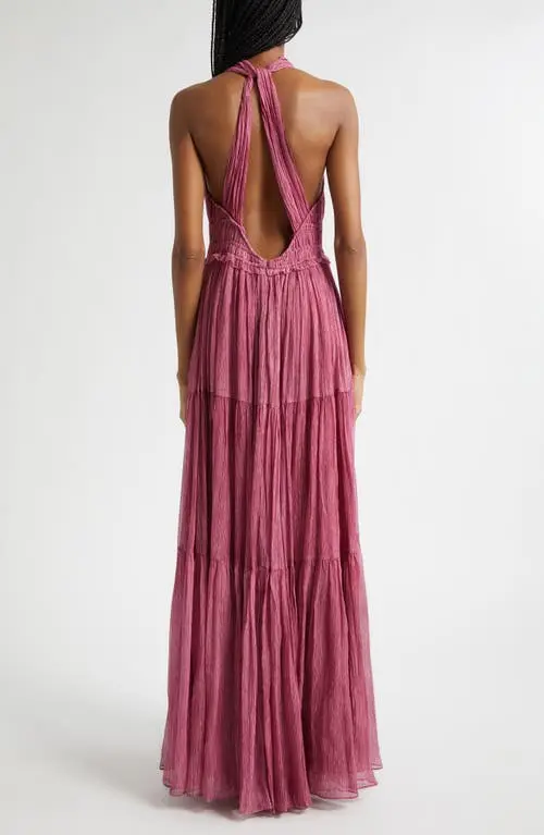 Ulla Johnson Freesia Chiffon Open Back Gown