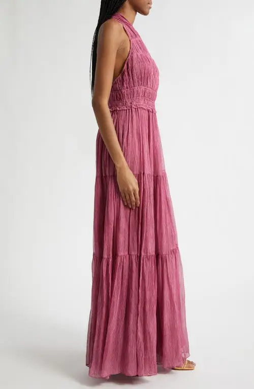 Ulla Johnson Freesia Chiffon Open Back Gown