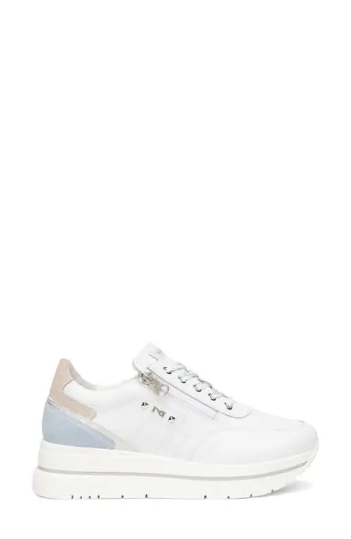 NEROGIARDINI Side Zip Wedge Sneaker
