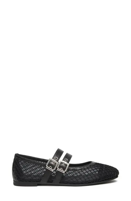 NEROGIARDINI Mesh Ballet Flat - Black