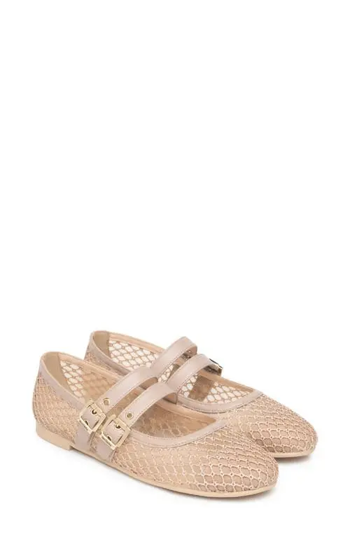 NEROGIARDINI Mesh Ballet Flat - Rose