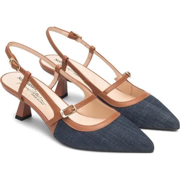 NEROGIARDINI Slingback Pointed Toe Pump