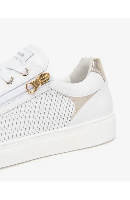 NEROGIARDINI Perforated Side Zip Sneaker