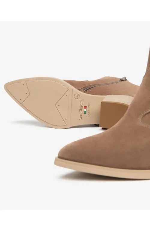 NEROGIARDINI Fringe Western Bootie - Whiskey