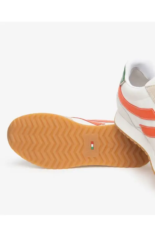 NEROGIARDINI Retro Low Top Sneakers - White Multi