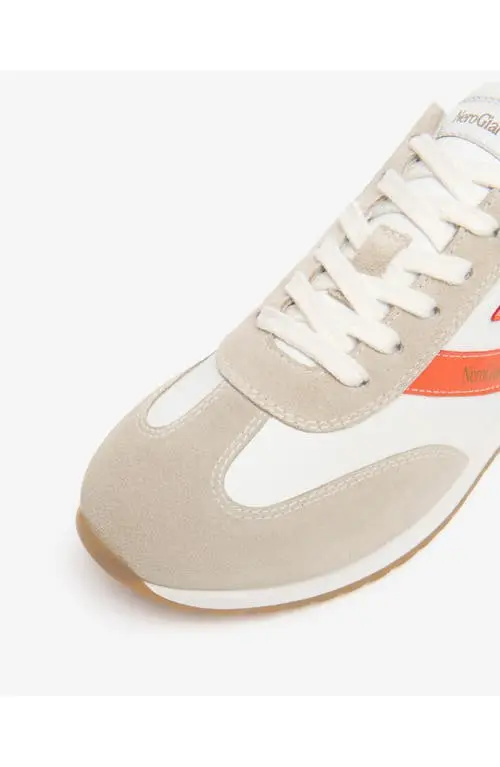 NEROGIARDINI Retro Low Top Sneakers - White Multi
