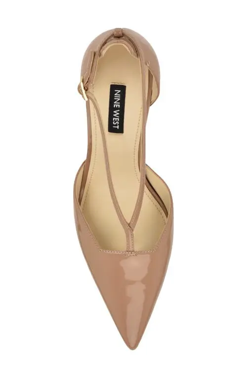 Nine West Collae Pointed Toe Pump - Light Natural
