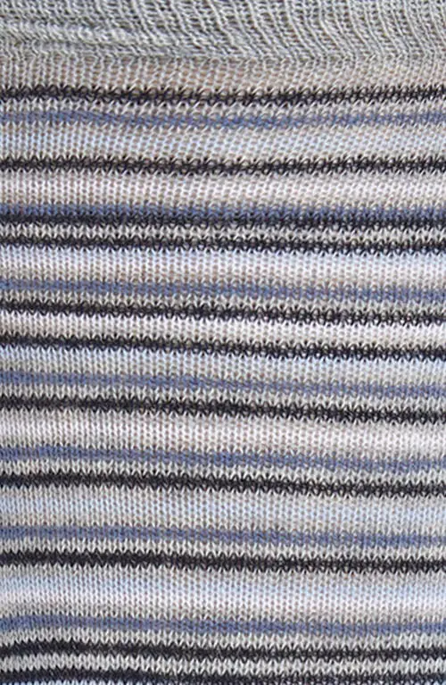 Nordstrom Stripe Cotton-blend Dress Socks - Blue Multi