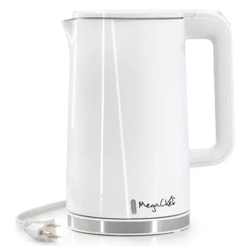 MEGACHEF 1.8 Quart Stainless Steel Electric Tea Kettle