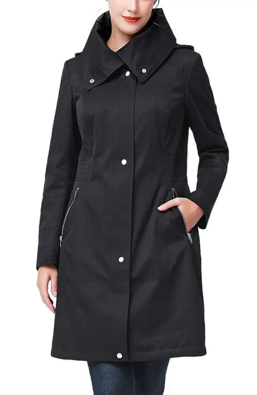 KIMI + KAI Alys Water Resistant Hooded Anorak Coat