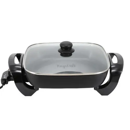 MEGACHEF 11.81 Inch Electric Skillet With Non-stick Coating